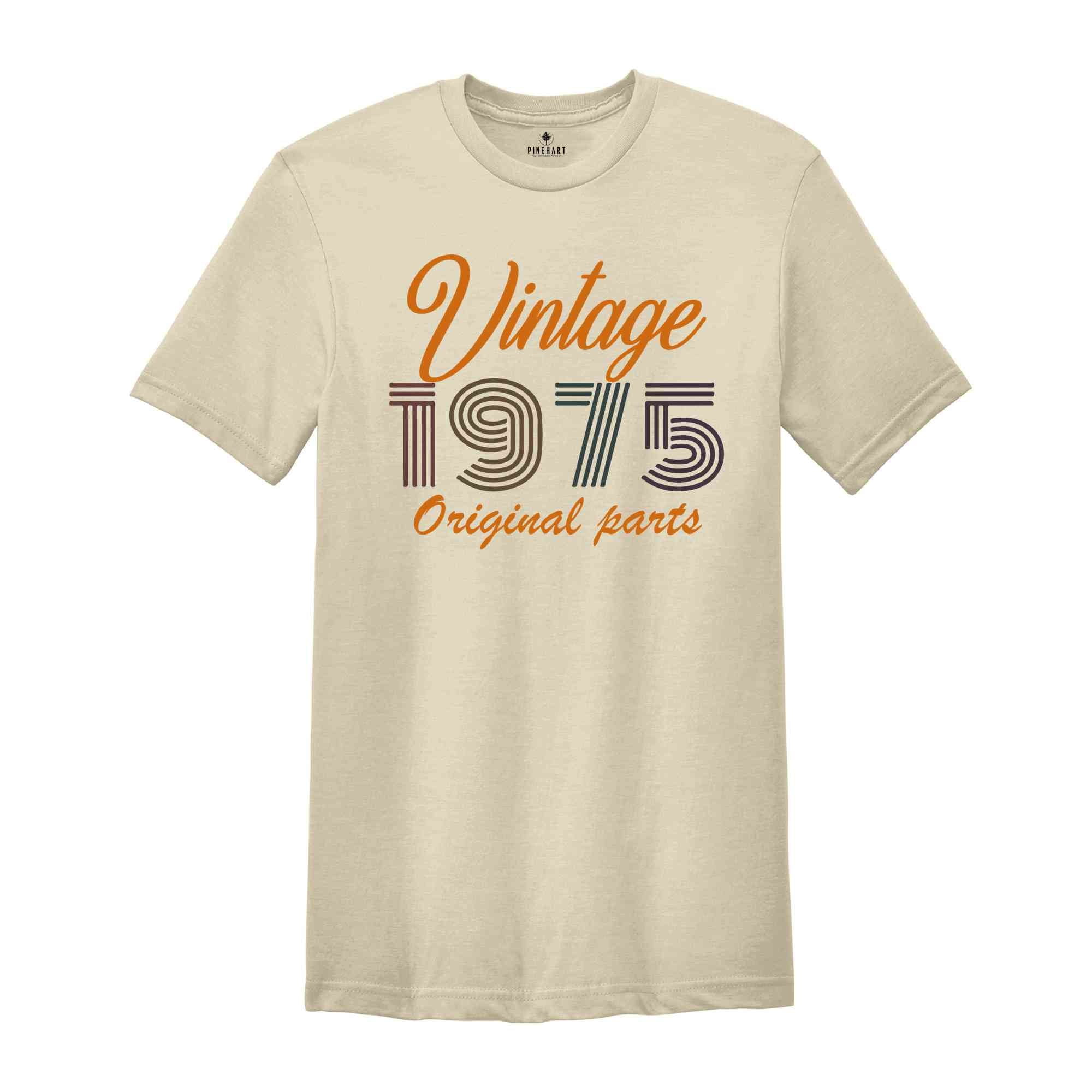 49th Birthday Shirt, Vintage T Shirt, Vintage 1975 Shirt, 49th Birthday ...