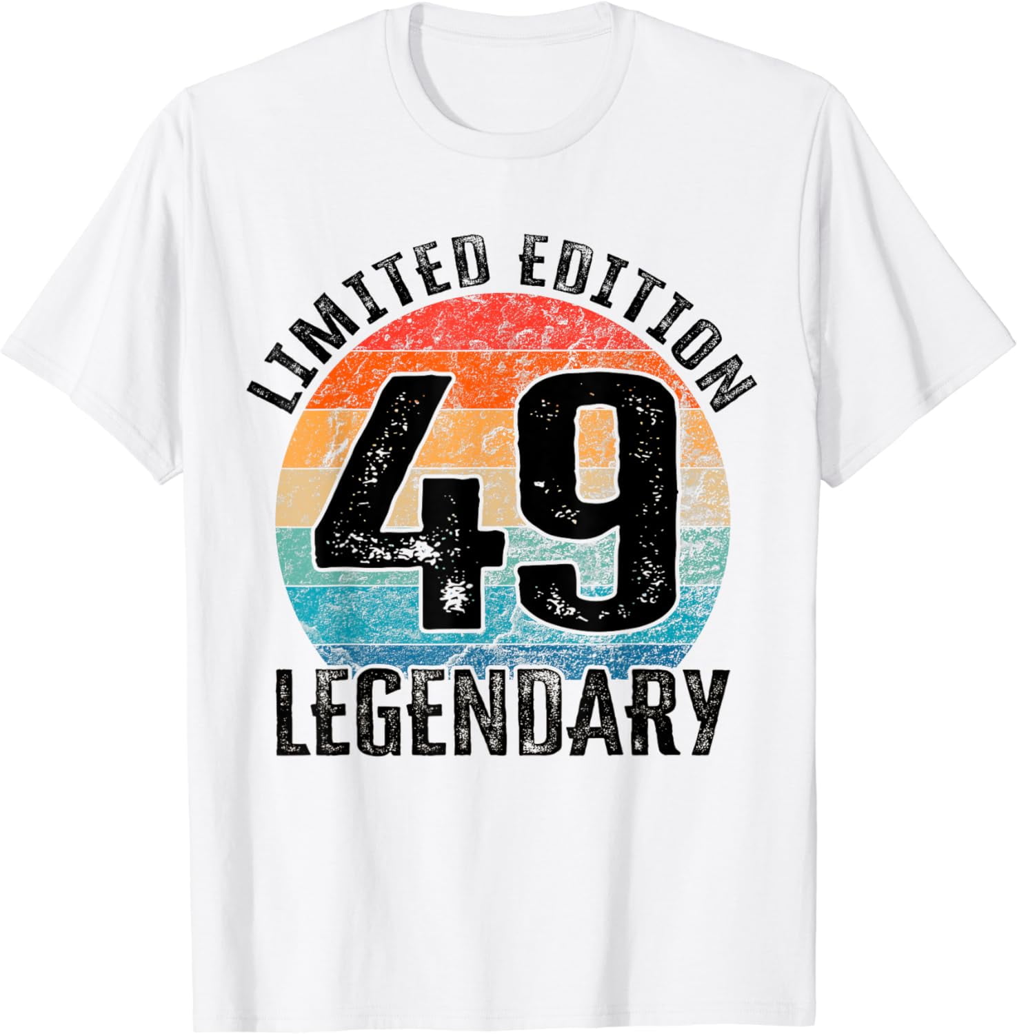 49th Birthday Vintage Legendary Bday Limited Edition T-Shirt - Walmart.com