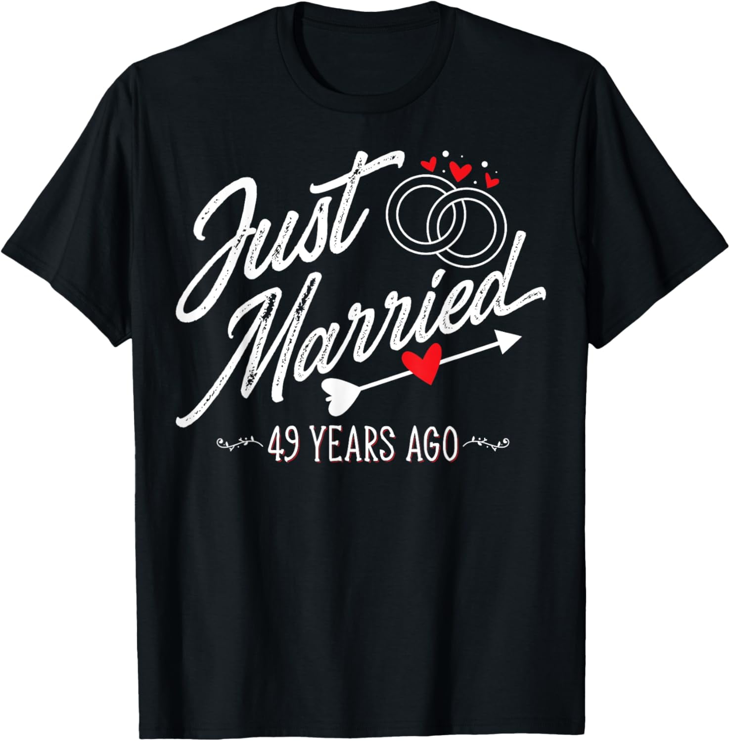 49th Wedding Anniversary Tee For Him Her - Funny Couples T-Shirt ...