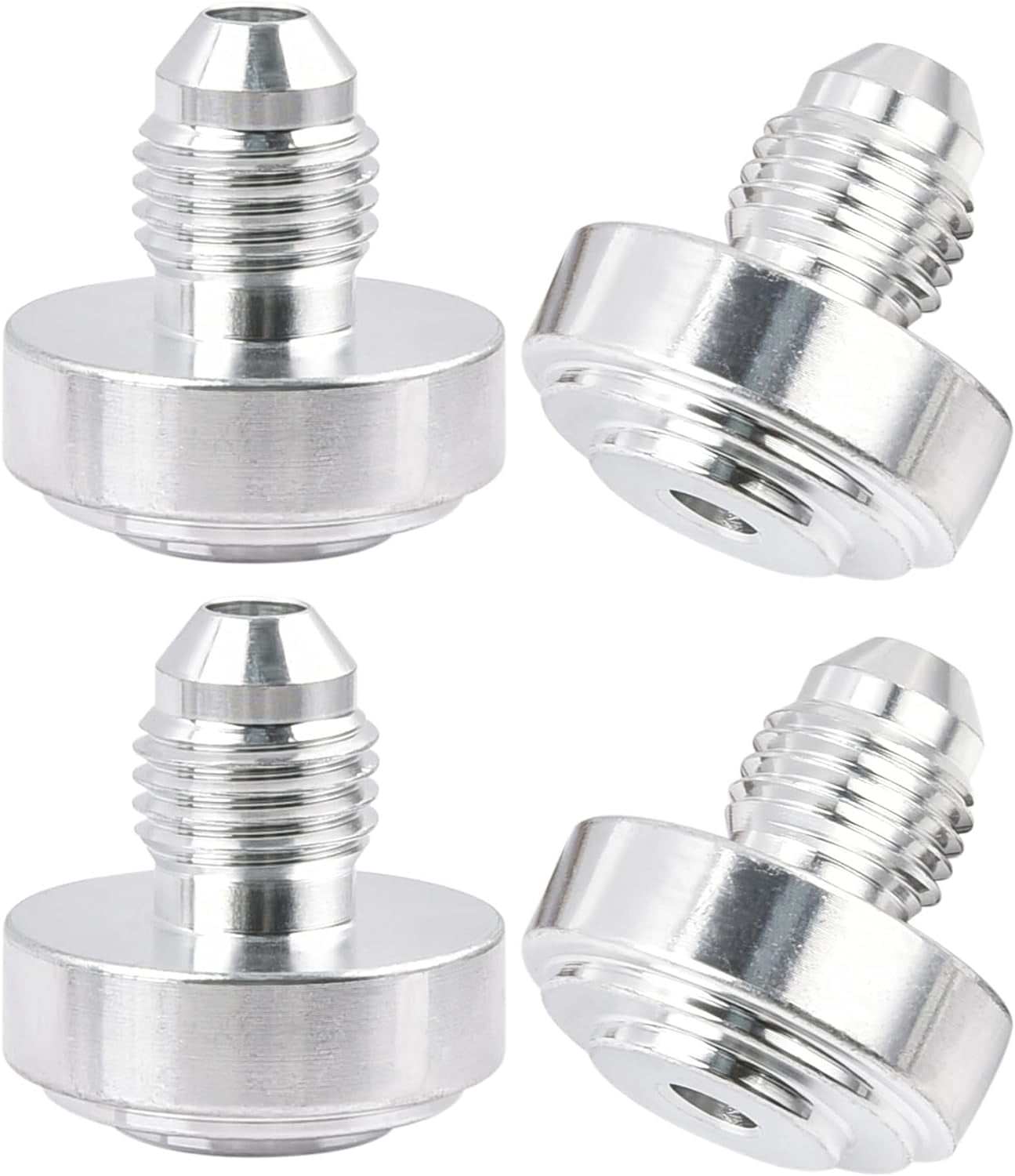 4AN Male Weld on Bung Fitting Aluminum 4PCS - Walmart.com