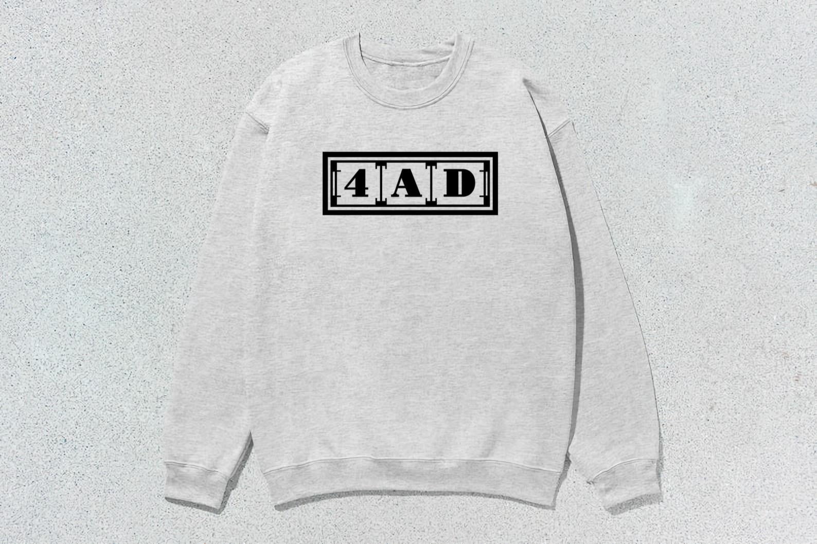 4Ad Records Logo Shirt, Cocteau Twins, Dead Can Dance, Pixies, Bauhaus ...