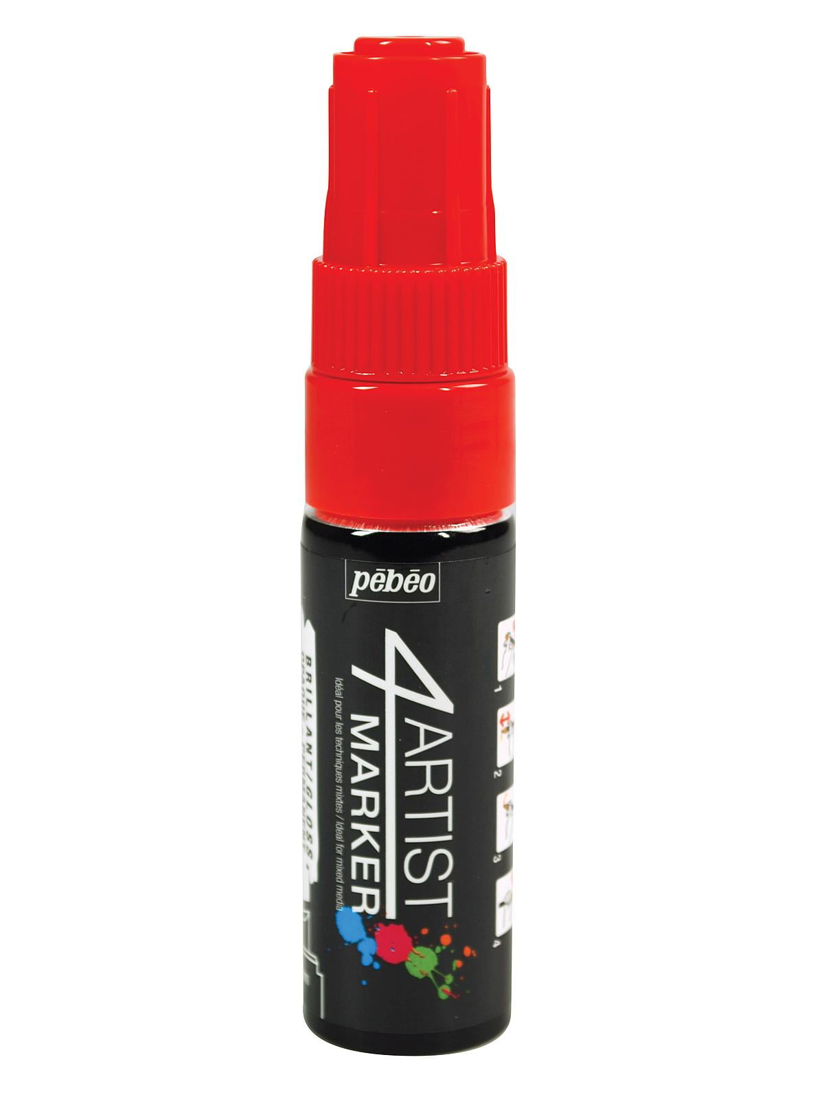 4Artist Marker 8 mm, red (pack of 3) - Walmart.com