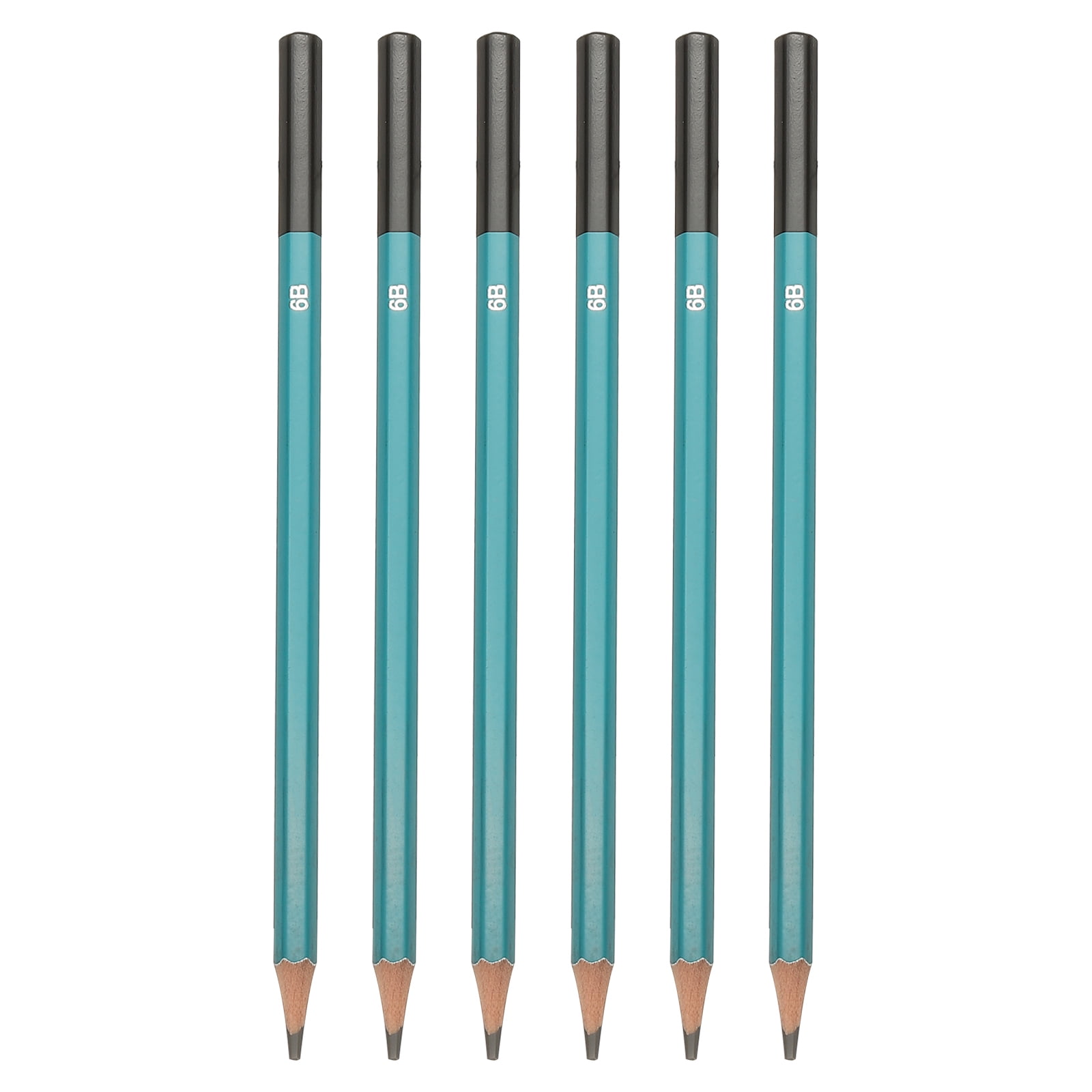 Uxcell 6B Drawing Pencils for Sketching, 6PCS Sketch Pencils for ...