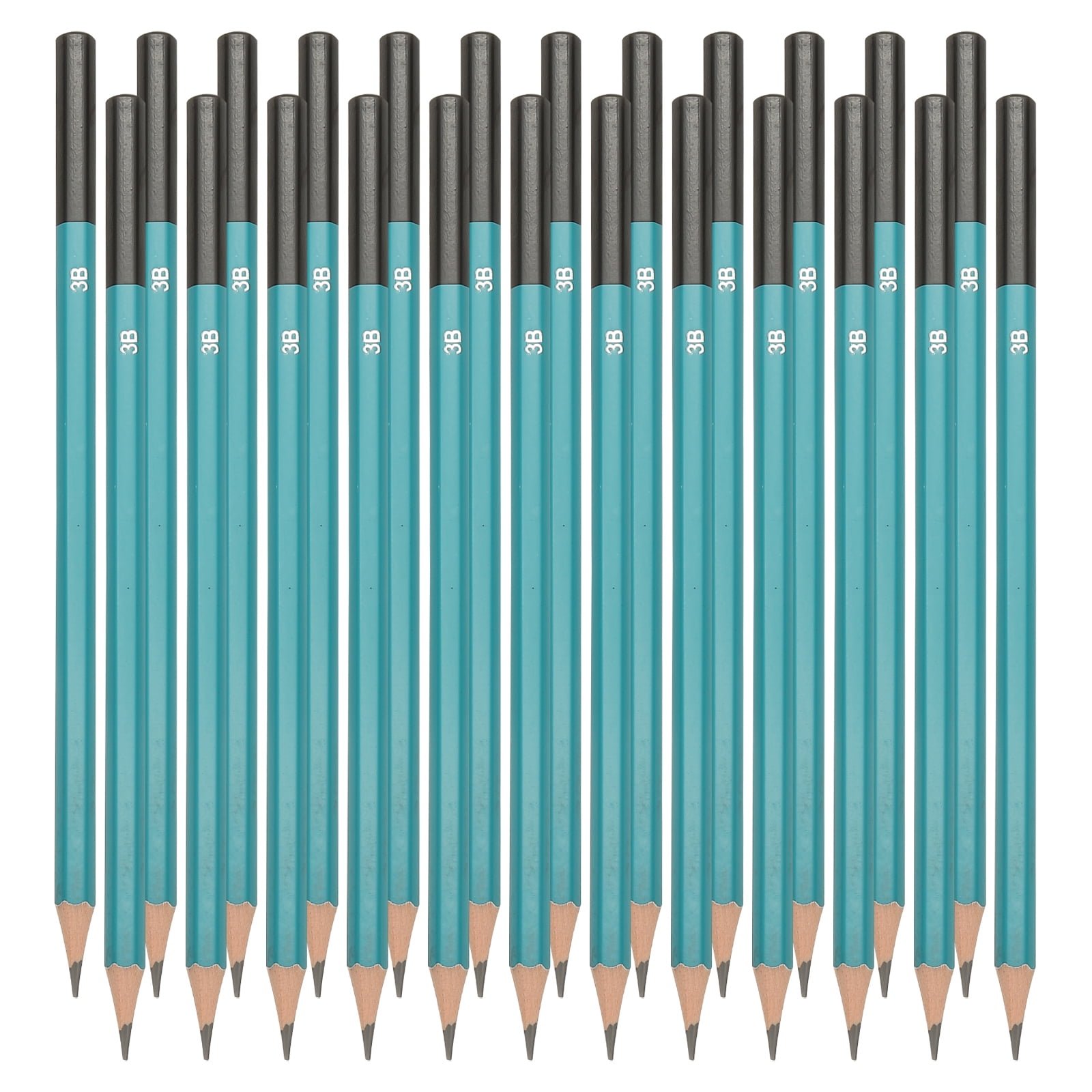 Uxcell 3B Drawing Pencils for Sketching, 24PCS Sketch Pencils for ...
