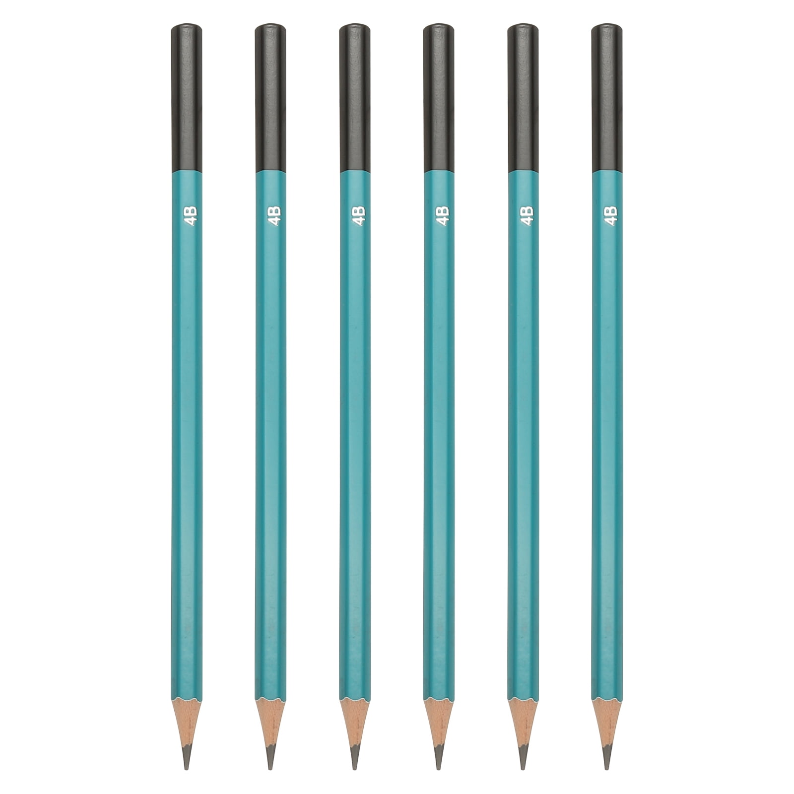 Uxcell 4B Drawing Pencils for Sketching, 6PCS Sketch Pencils for ...