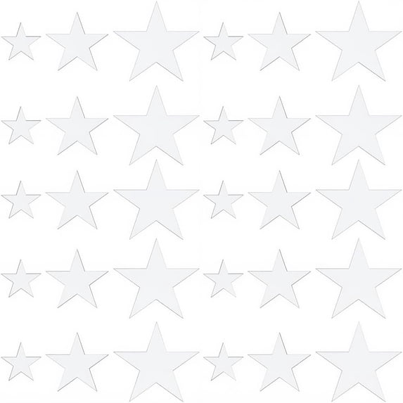 4Bags Acrylic Star Stickers for DIY Photo Album Diary Scrapbook ...