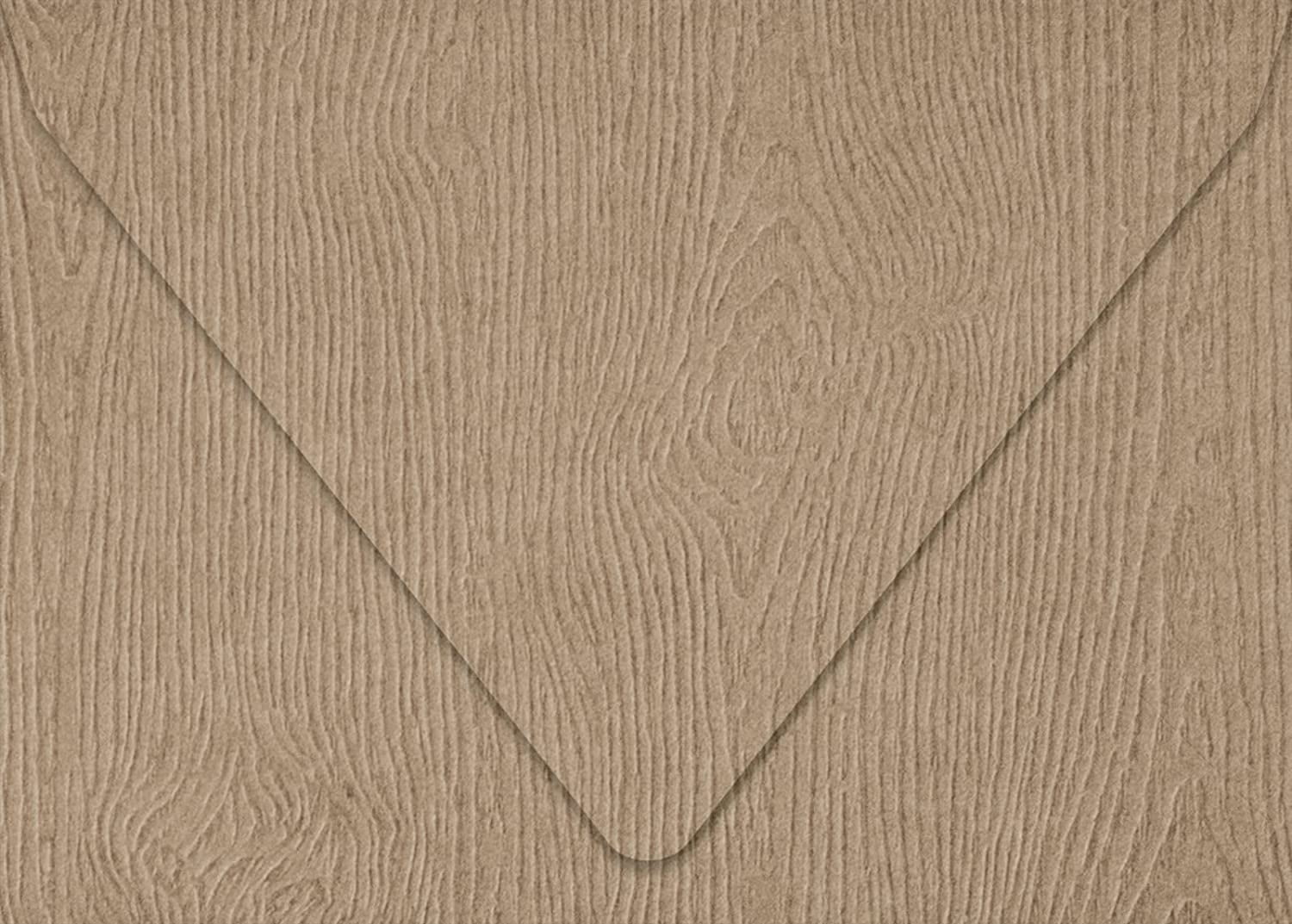 4Bar A1 Contour Flap Invitation Envelopes | 3 5/8" x 5 1/8" | Oak ...