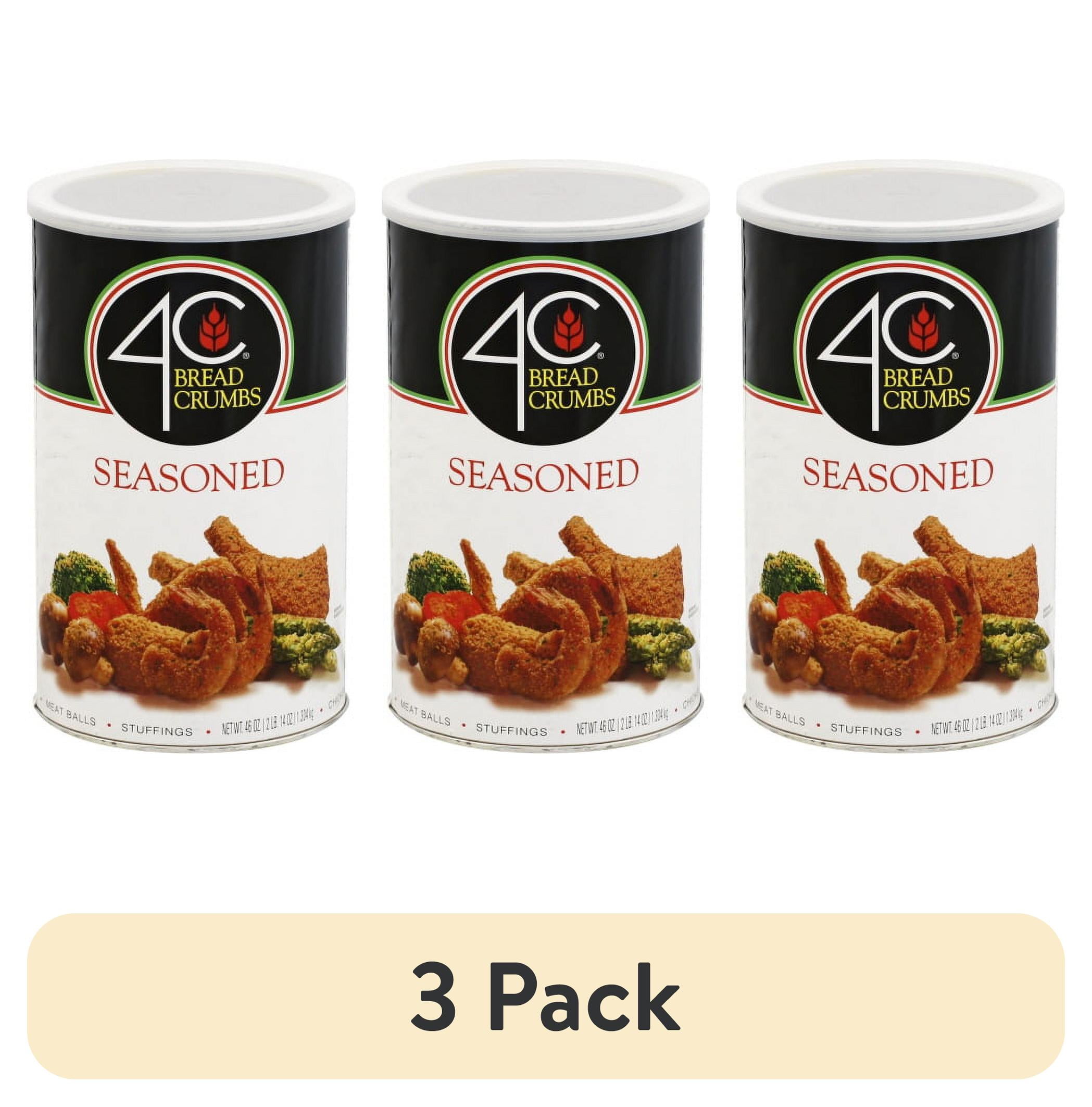 (3 pack) 4C Foods 4C Bread Crumbs, 46 oz - Walmart.com