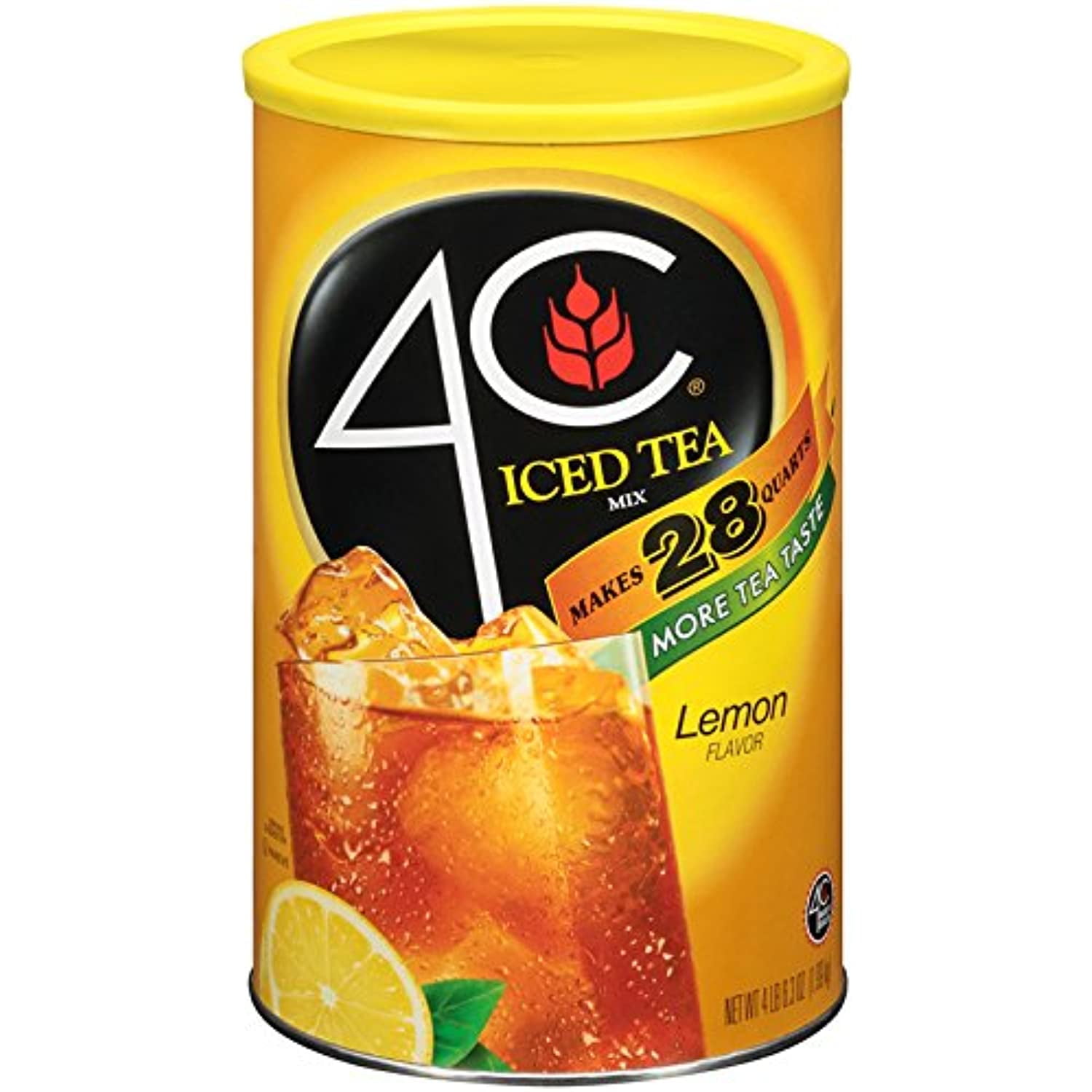 4C Iced Tea Mix Lemon 28 Qt. (Pack Of 2) - Walmart.com