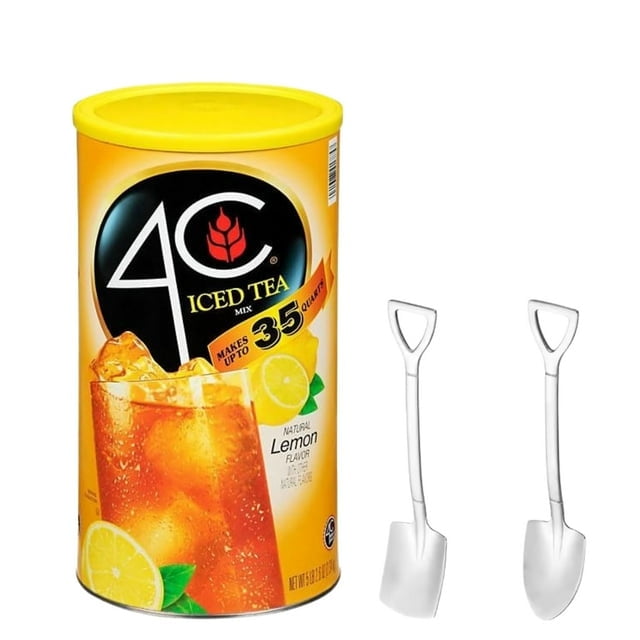 4C Iced Tea Powder Drink Mix (Lemon) | 1-Pack | 82.6 oz Canister ...