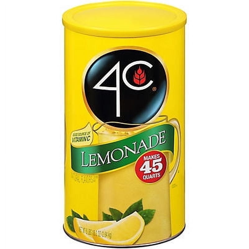 4C Lemonade Mix, 45 Quarts, 13.2 oz - Walmart.com