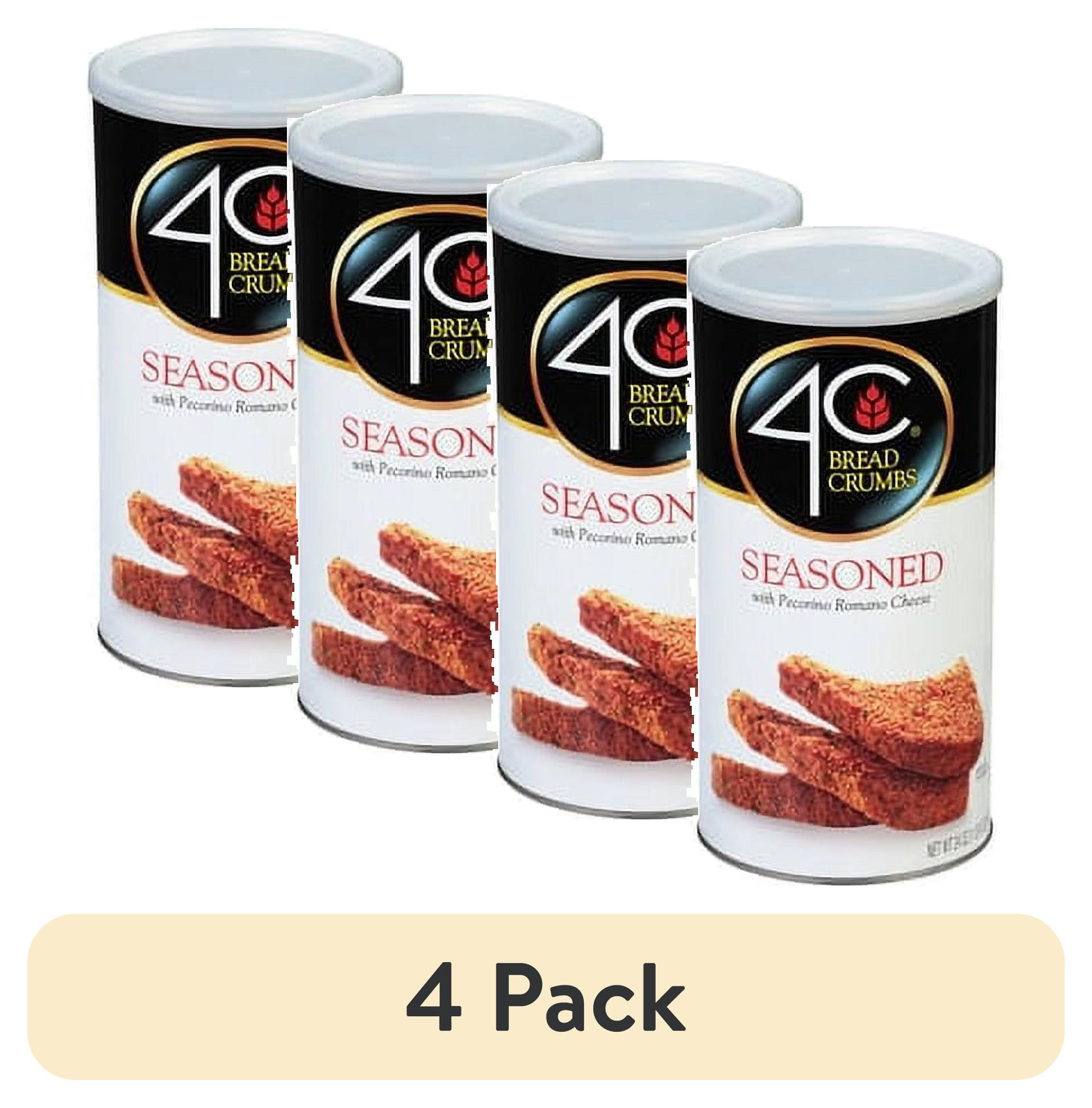 (4 pack) 4C Seasoned Bread Crumbs, 24 oz - Walmart.com