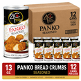 4C Seasoned Panko Bread Crumbs 13 oz Cans Case of 12 Italian Style ...