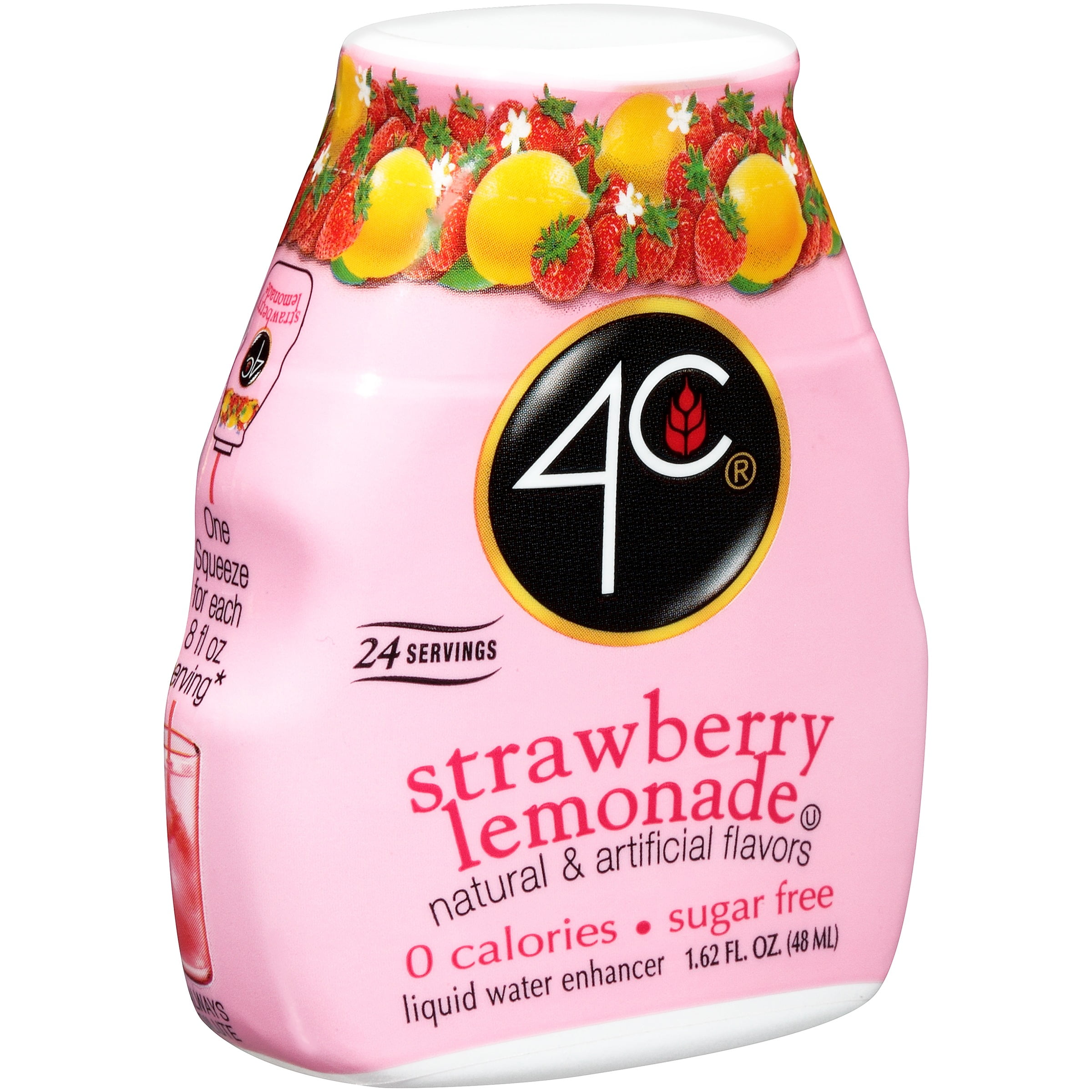 4C® Strawberry Lemonade Liquid Water Enhancer 1.62 fl. oz. Bottle ...