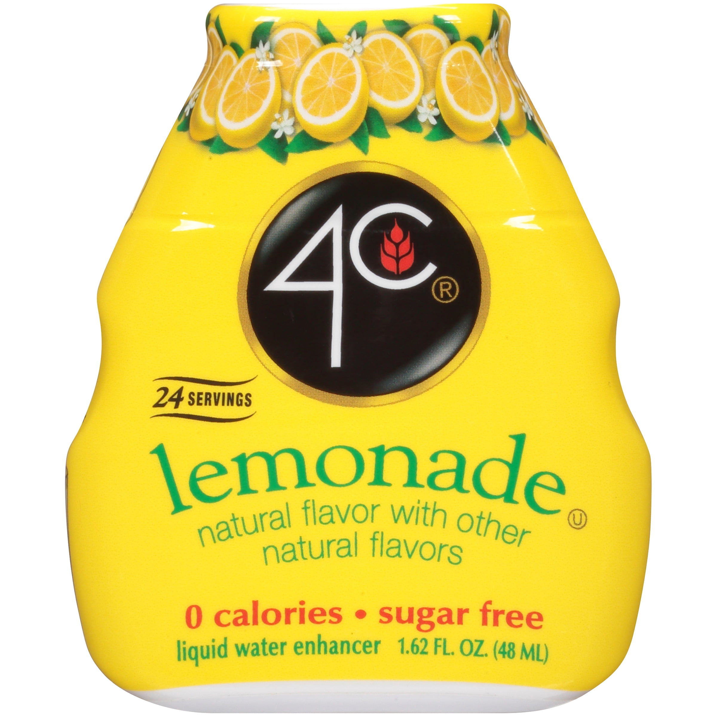 4C® Zero Calorie Lemonade Liquid Water Enhancer, Sugar Free, 1.62 fl ...