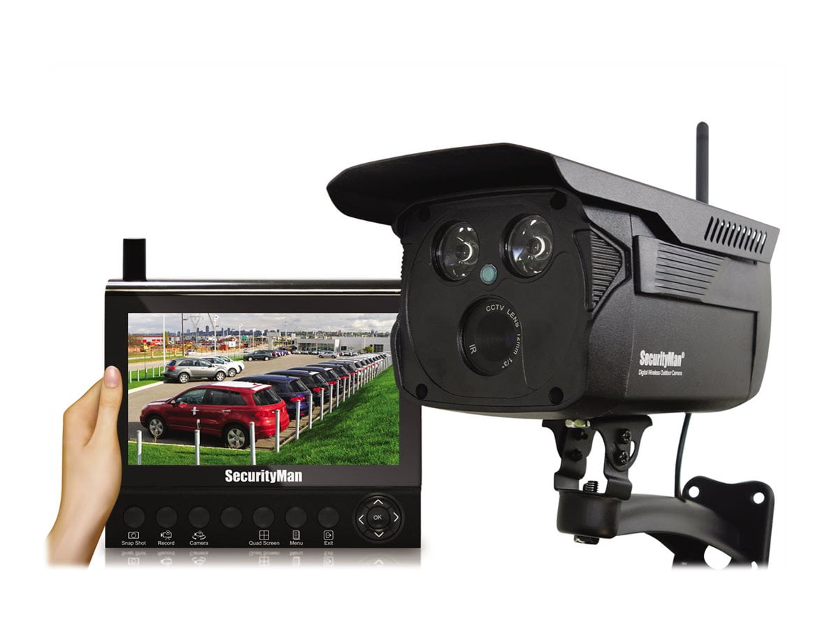 SecurityMan DigioutLCD - Monitor + camera(s) - wireless - 7" LCD - 1 ...