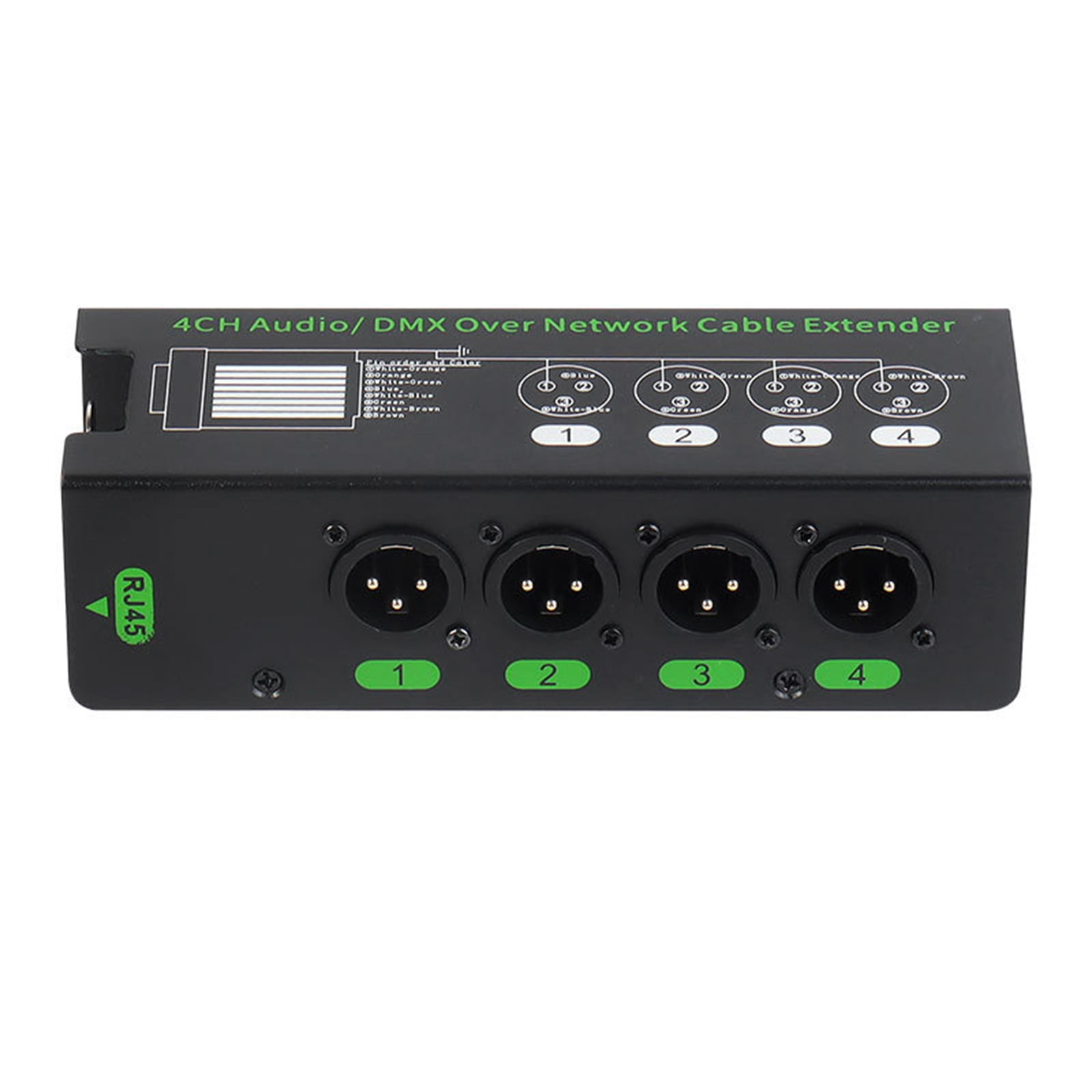 4Channel Male Female Sound Signal Extender Over RJ45 for Stage ...