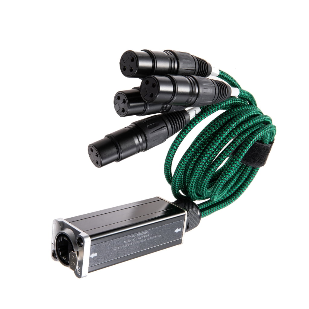 4Channel Snake Cable to Ethercon Cable to Cat5/Cat6 Ethernet Connectors ...