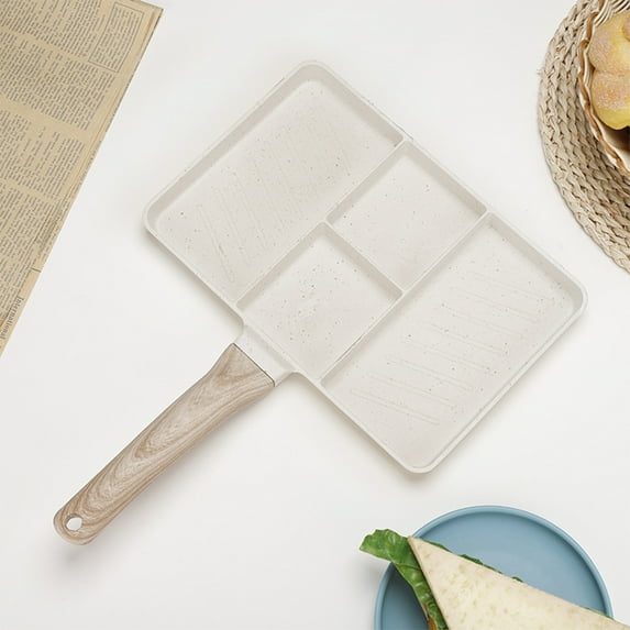 4Cup Egg Frying Pan Nonstick Breakfast Omelet Pan For Gas Stove ...