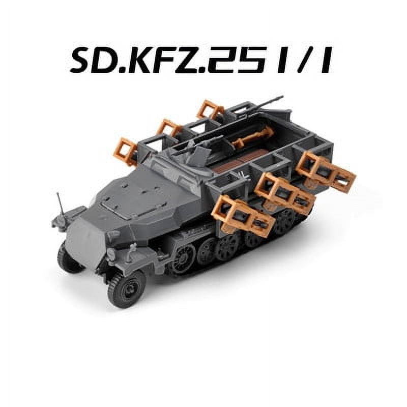 4D 1/72 Military Vehicles Assembly Puzzle Model Truck Tank Hummer War ...