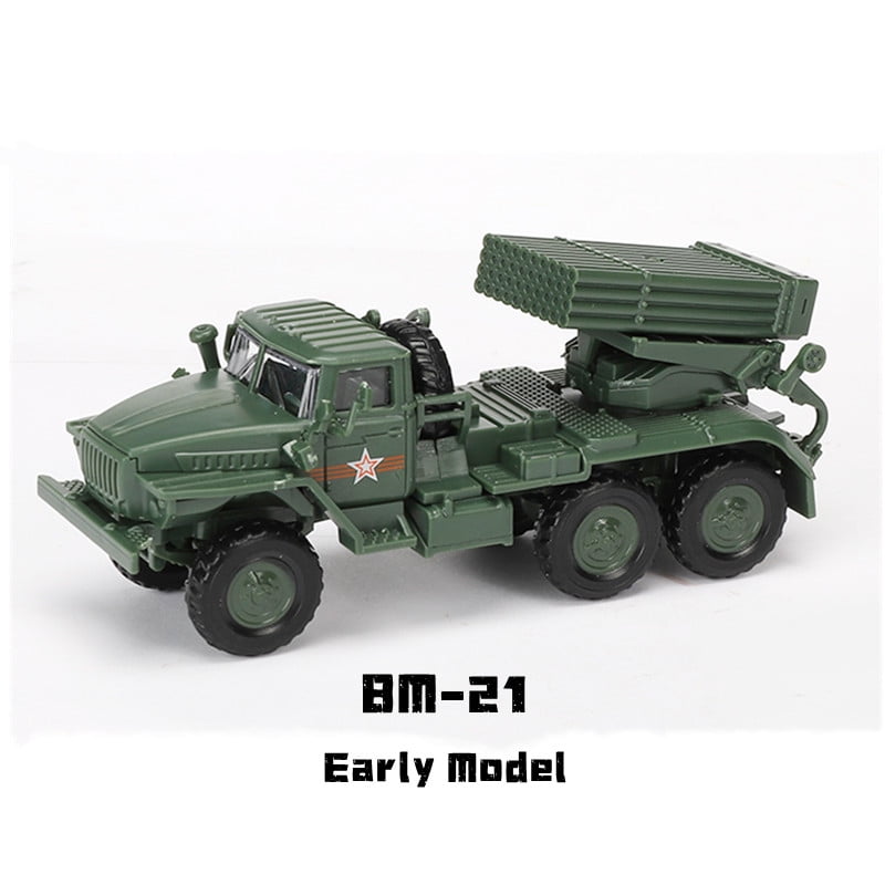 4D 1/72 Soviet BM-21 Rocket Launcher TOS-1Heavy Flamethrower System Assembly Puzzle Model ...
