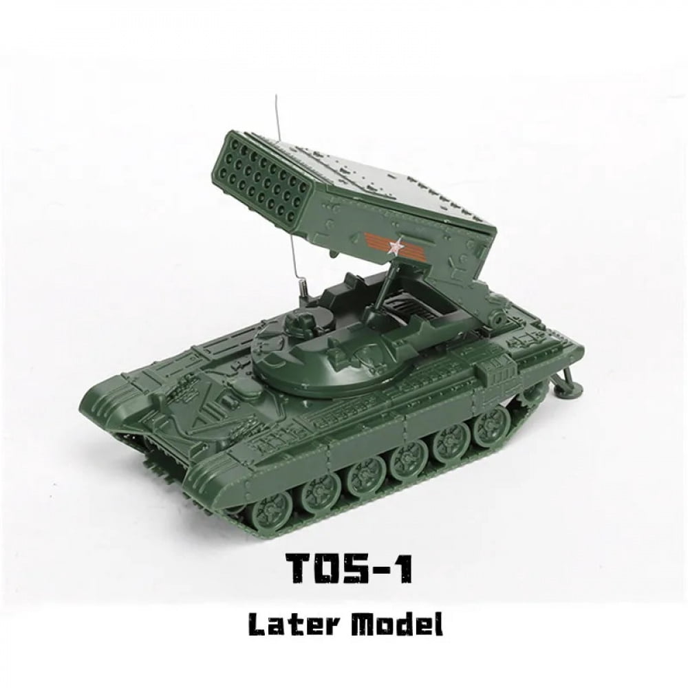 4D 1/72 Soviet BM-21 Rocket Launcher TOS-1Heavy Flamethrower System ...