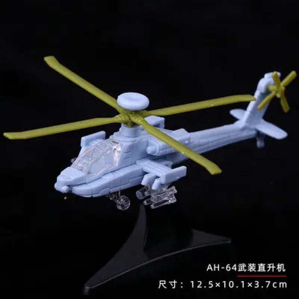 4D 27Styles 1:144 Fighter Assembly Model Plastic Gule Free Plane Armed Helicopter Reconnaissance ...