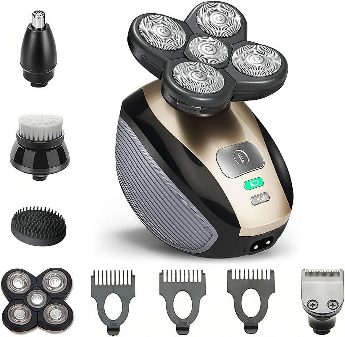 4D 5 in 1 Electric Shavers for Men, Head Shavers with Rechargeable ...