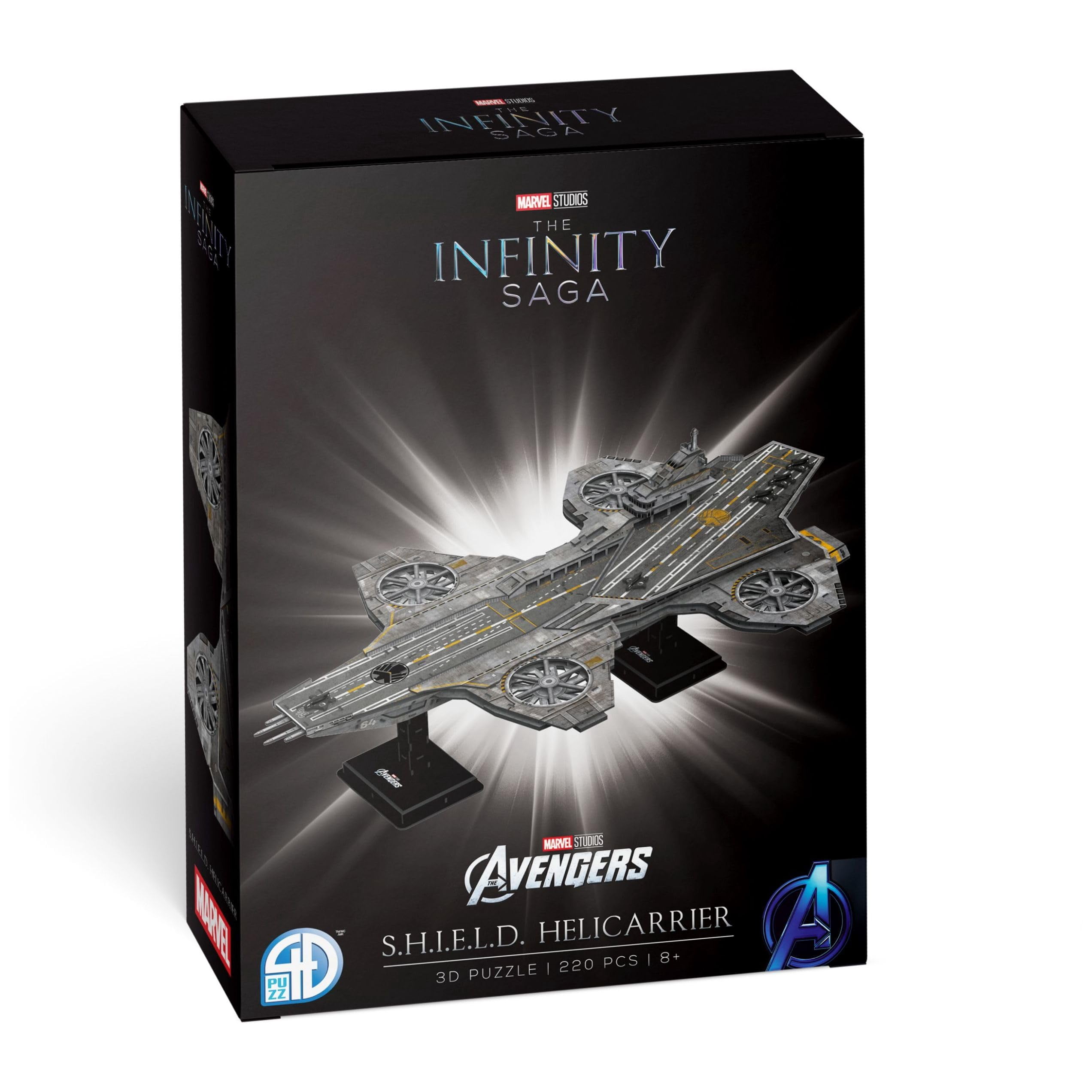 4D Build, Marvel Studios IFF17 Avengers Helicarrier, 3D Puzzle Paper ...