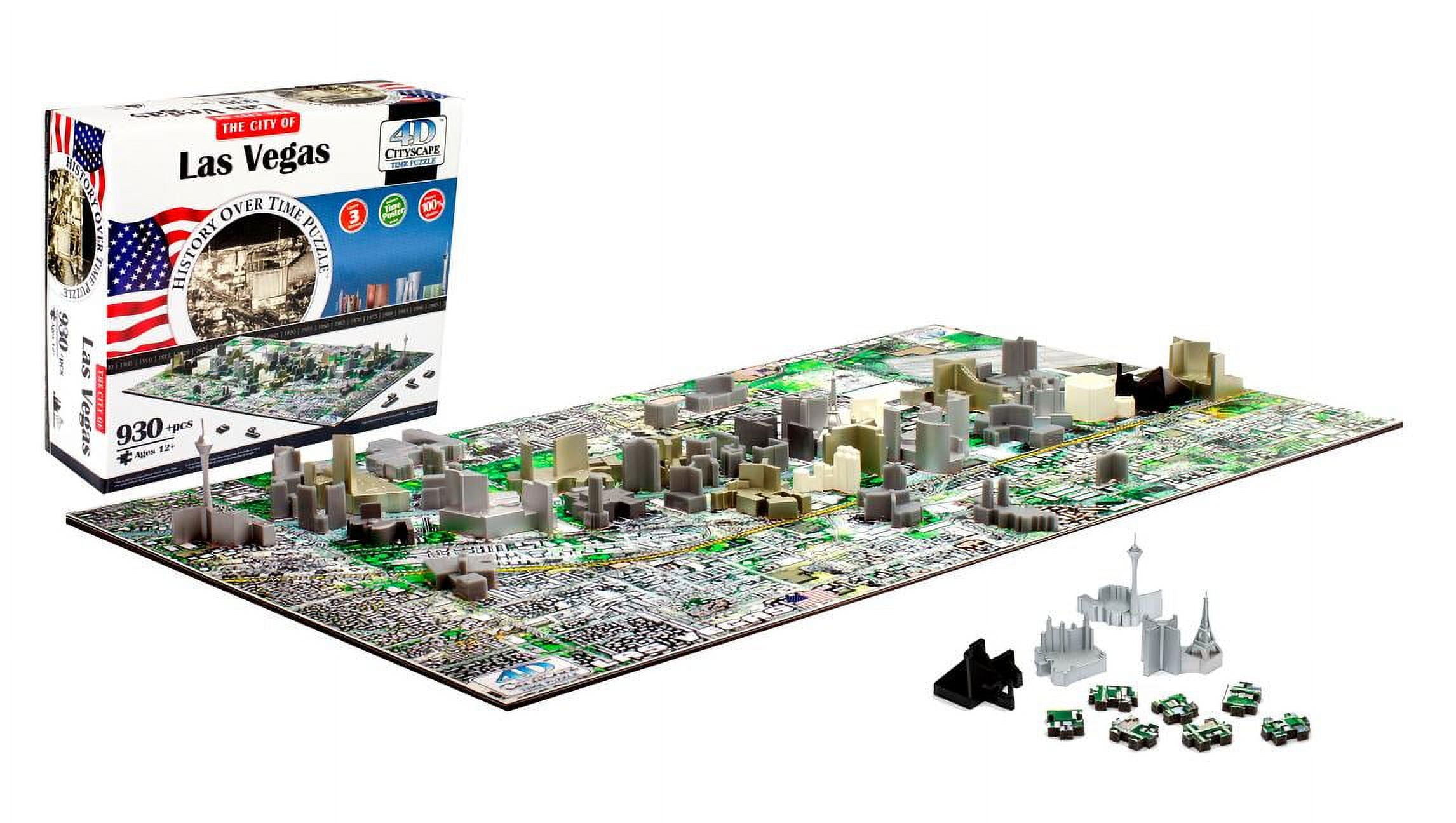 4D Cityscape: 4D Las Vegas Cityscape Time Puzzle (Other) - Walmart.com