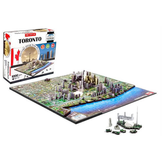 4D Cityscape: 4D Toronto Cityscape Time Puzzle (Other) - Walmart.com