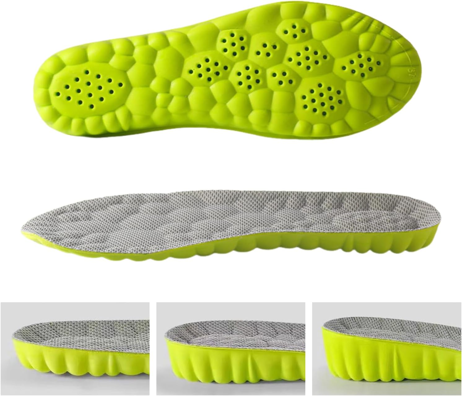 4D Cloud Height Increase Insoles - Soft Memory Foam Shoe Insoles for ...