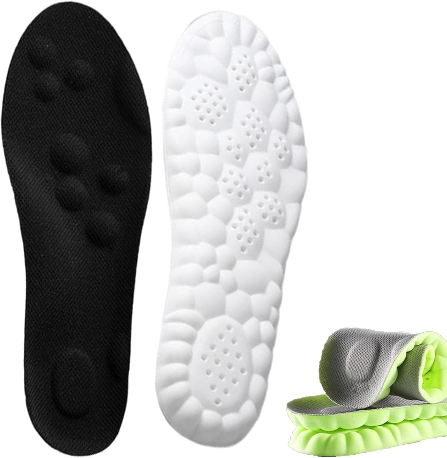 4D Cloud Insoles for Men & Women - Memory Foam Shoe Insoles with ...