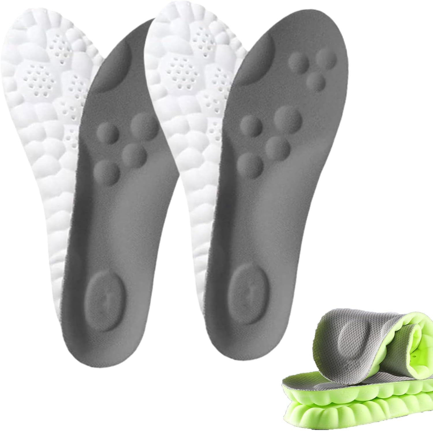 4D Cloud Insoles for Men & Women - Memory Foam Shoe Insoles with ...