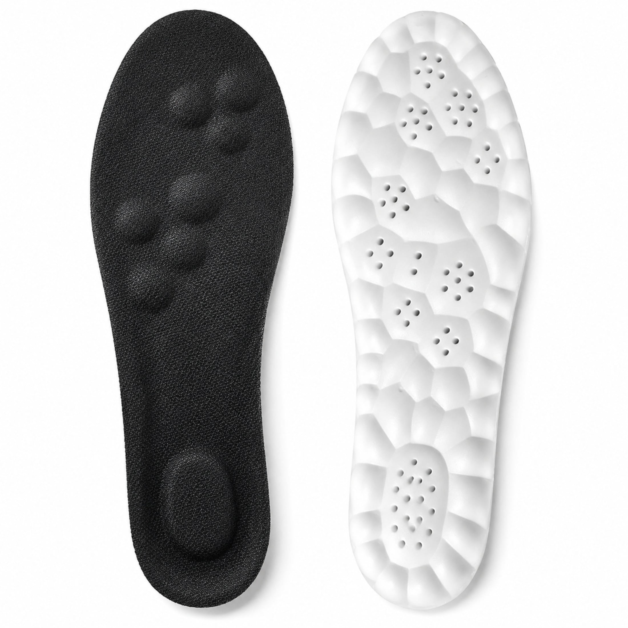 4D Cloud Insoles for Men and Women, Memory Foam Shock Absorbing & Anti ...