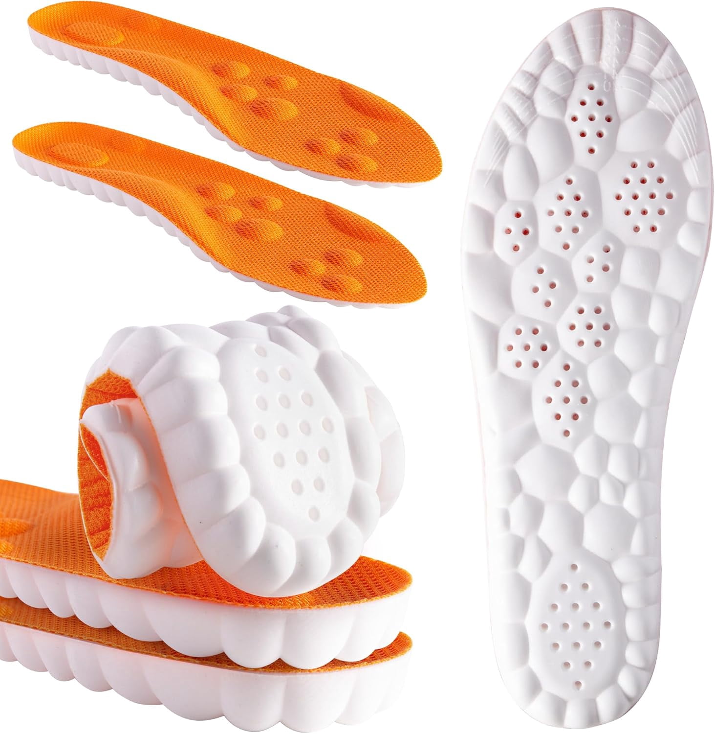 4D Cloud Insoles for Women and Men, Anti-Fatigue & Plantar Fasciitis ...