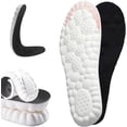 4D Cloud Memory Foam Insoles for Men Women, Anti-Fatigue Arch Support ...