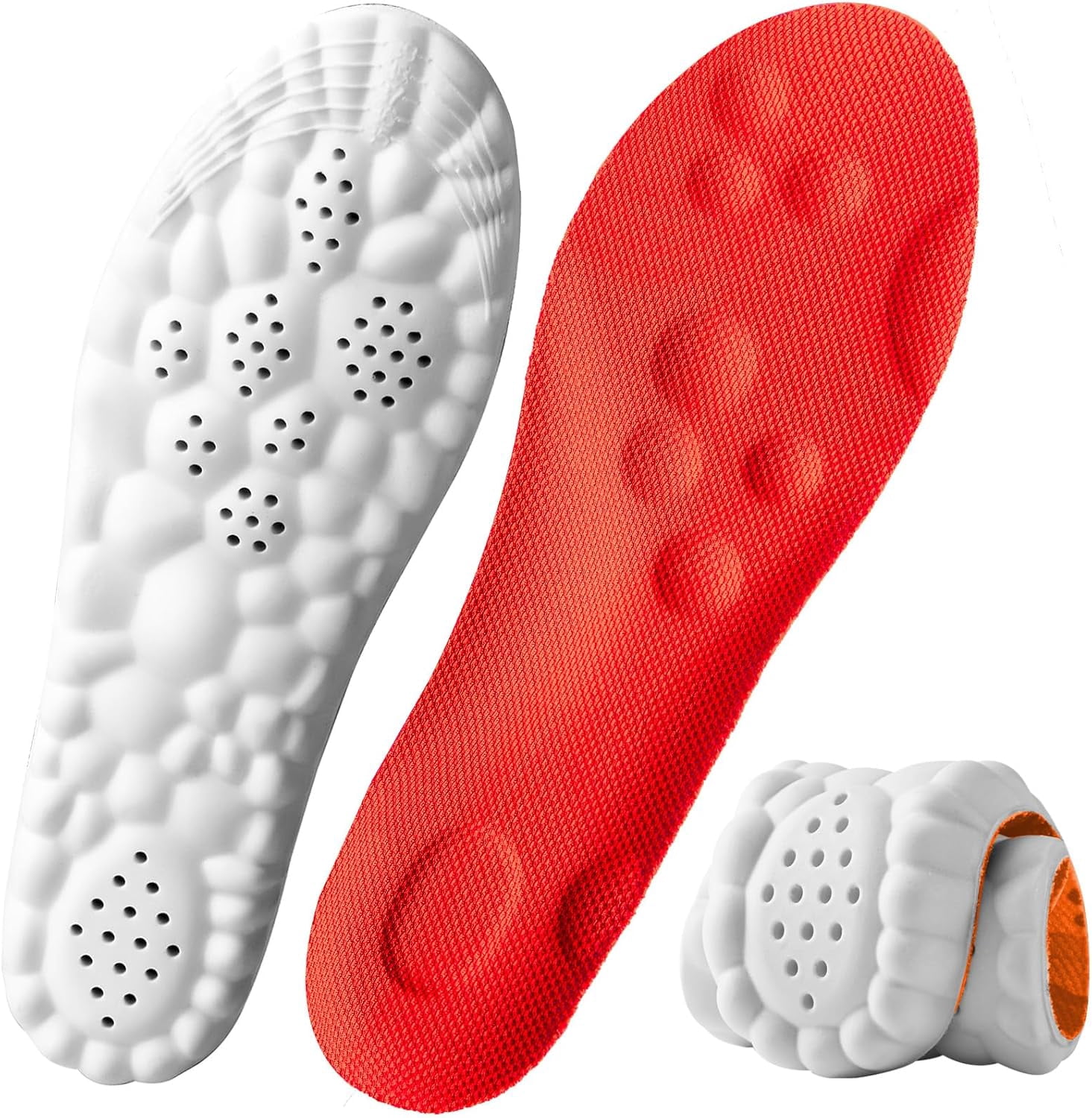4D Cloud Steppers Insoles for Men and Women, Arch Support Insoles ...
