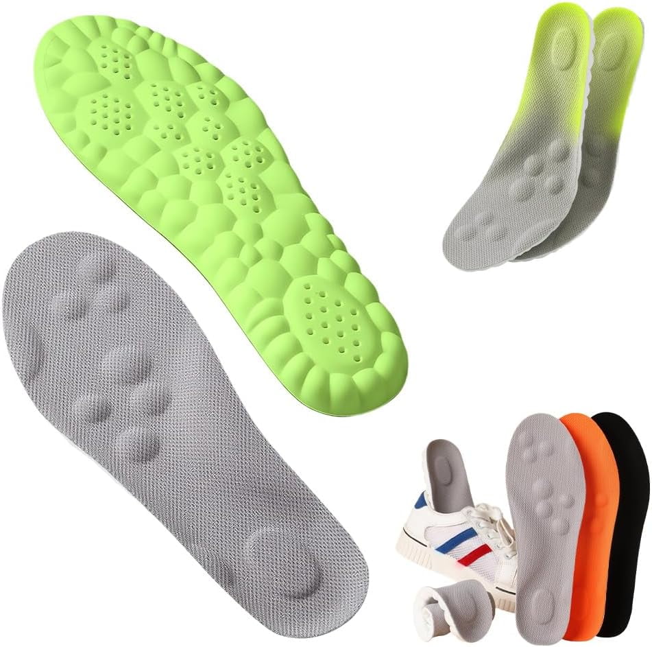 4D Cloud Technology Insole, New Breathable Soft Foam Shoe Insole for ...