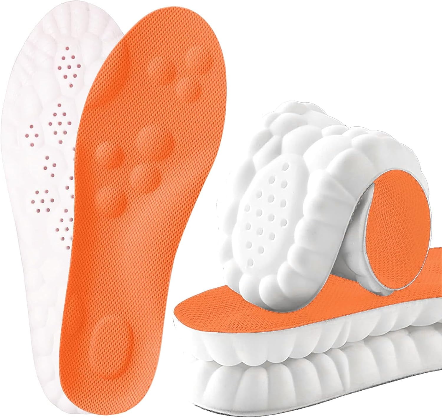 4D Cloud Technology Insole Super Soft Comfort Insoles | U-Shape Memory ...