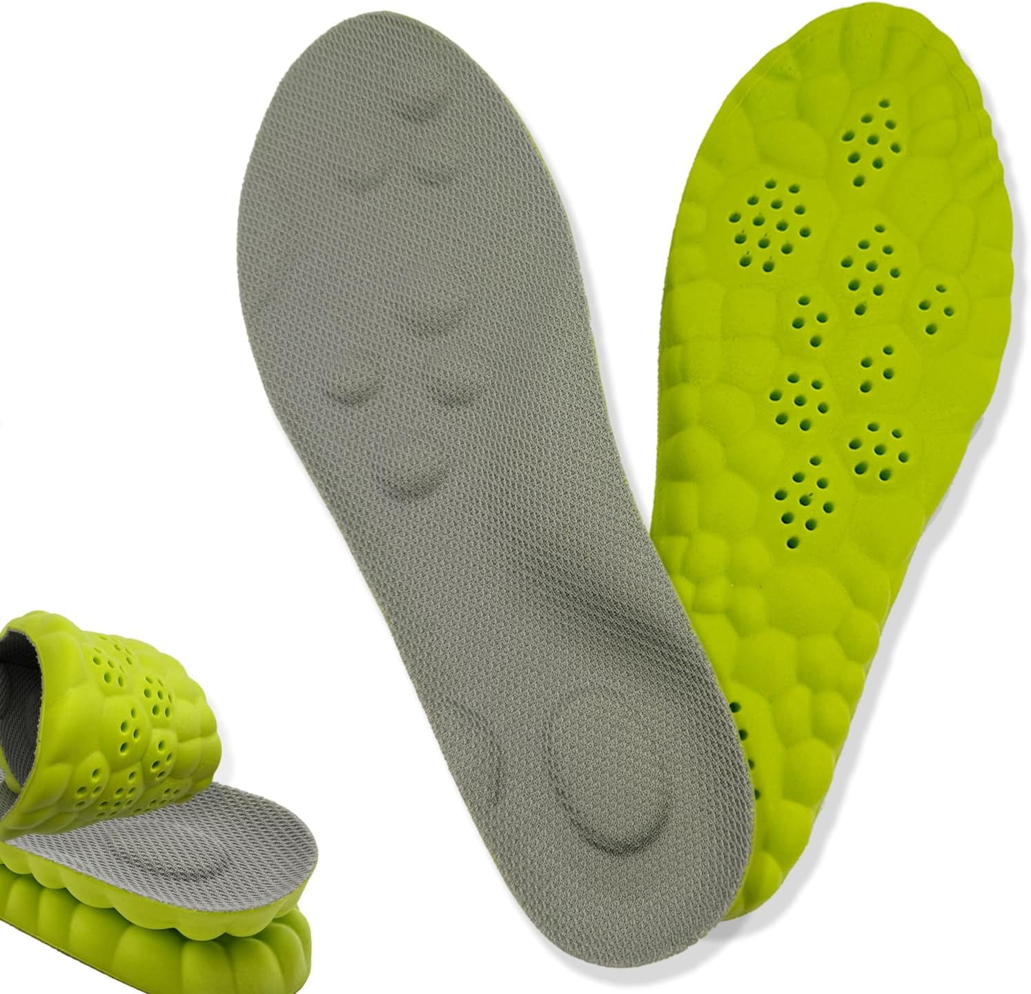 4D Cloud Technology Soles Insoles - Super Soft Orthopedic with Arch ...