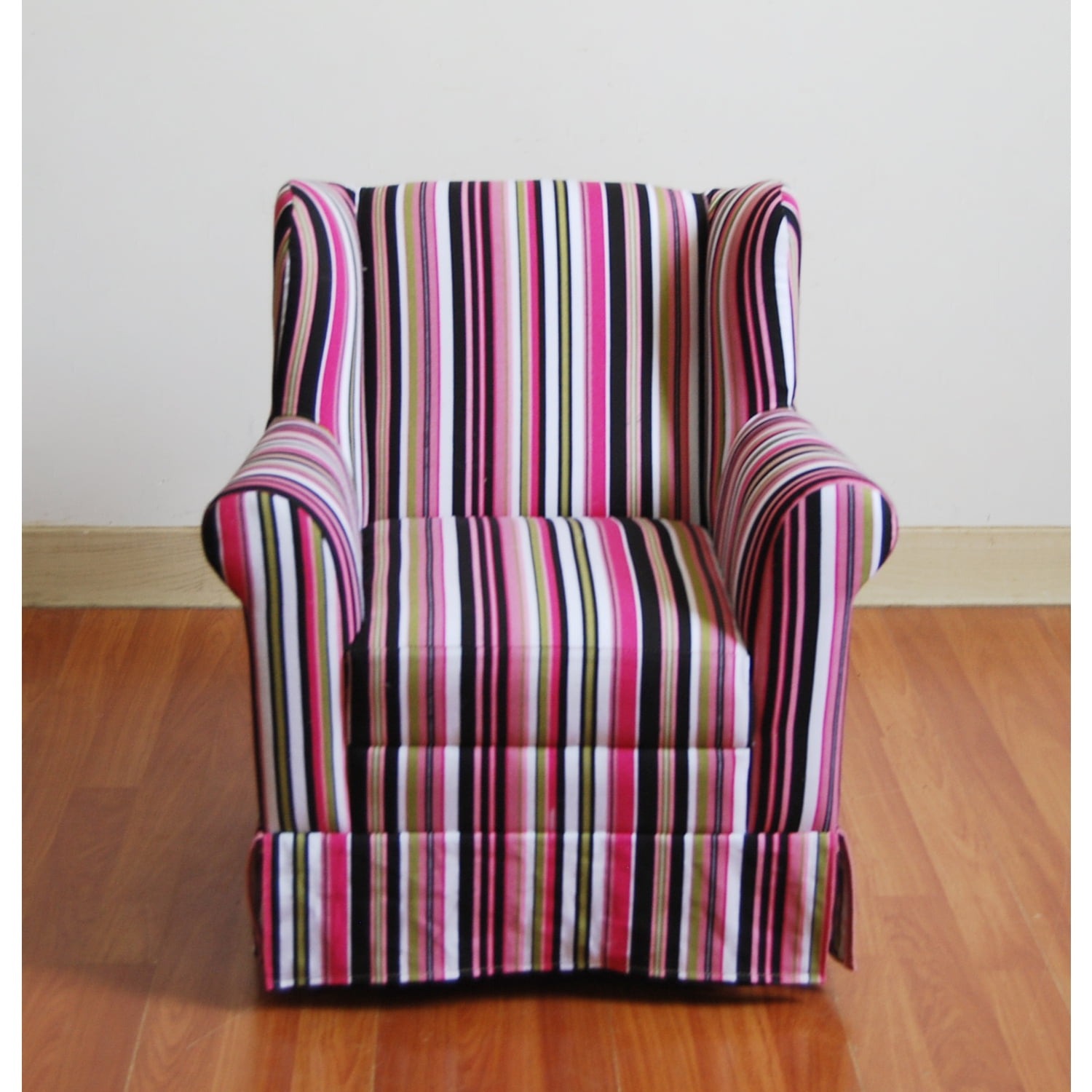 4D Concepts Girls Wingback Chair -Striped K3837-A192 - Walmart.com