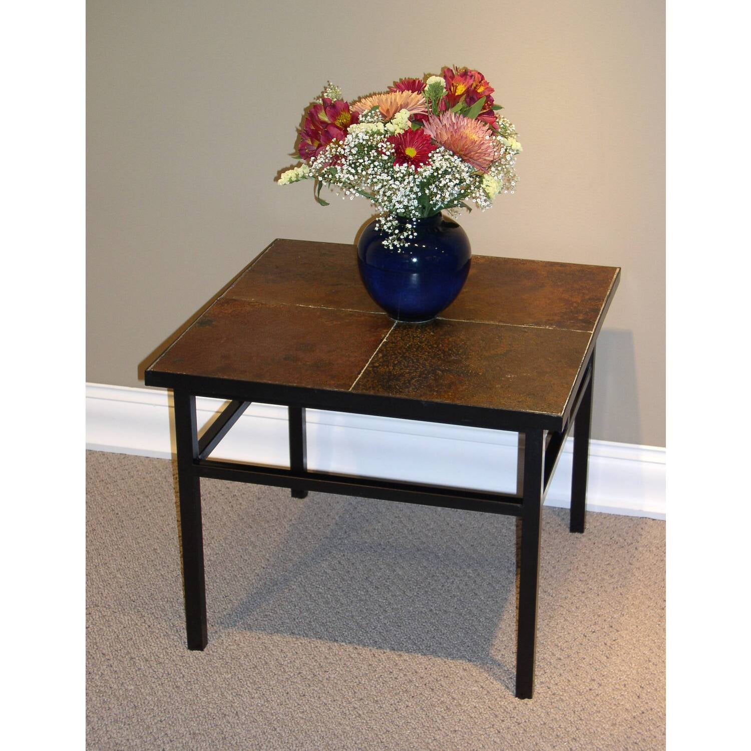 4D Concepts Slate End Table-Finish:Black - Walmart.com