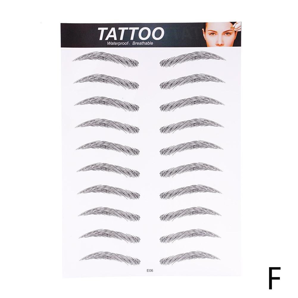 4D Hair-like Eyebrow Tattoo Sticker False Eyebrows Tattoo Eyebrow B5J8 ...