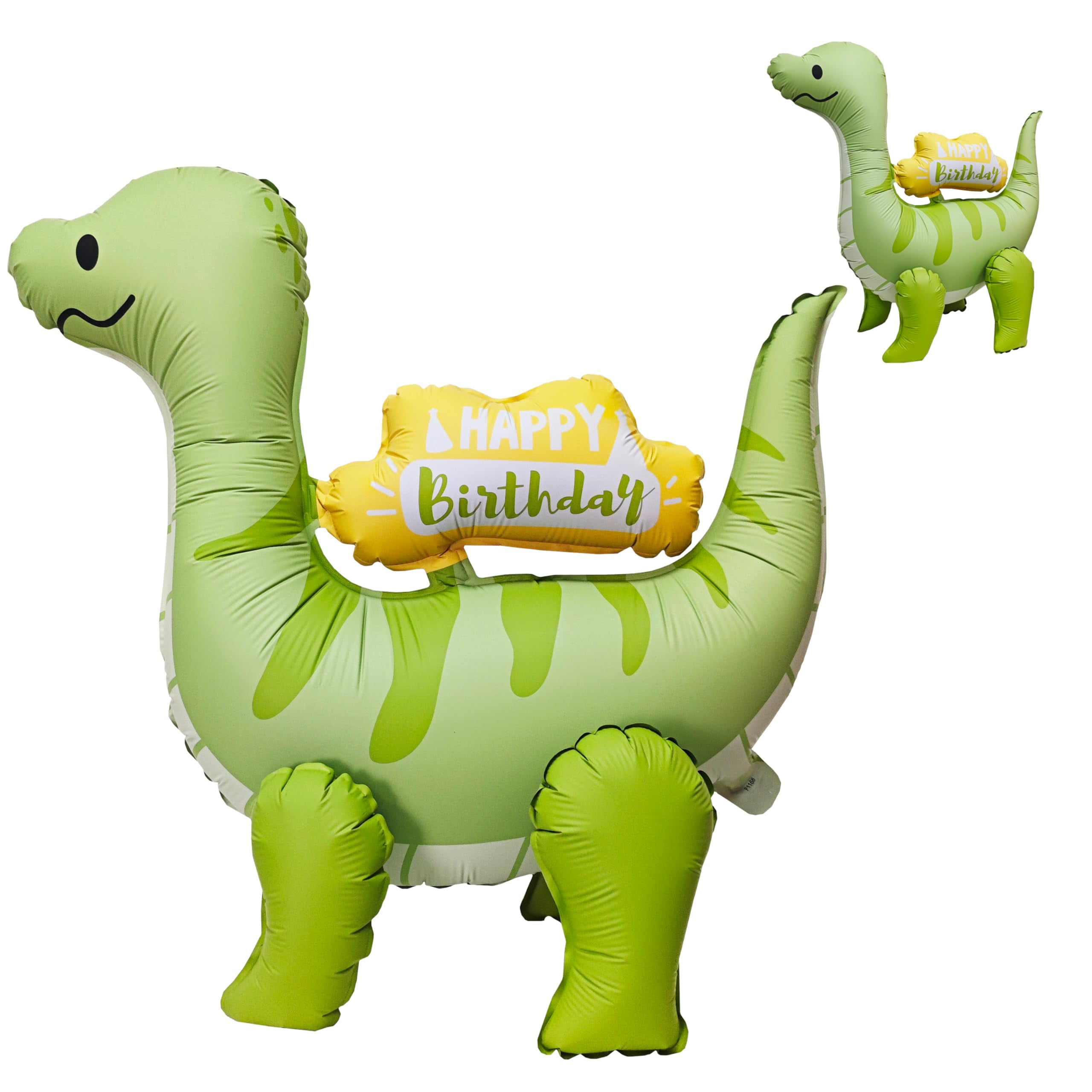 4D Matte Dinosaur Animal Balloons Cute BSL1 Happy birthday green ...