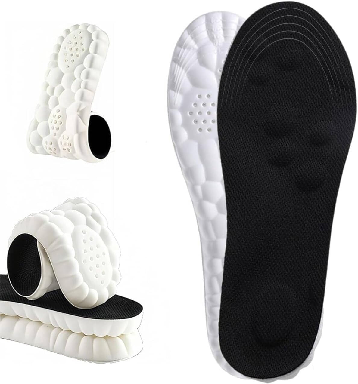 4D Memory Foam Cloud Footstr Insoles, Enhanced Arch Support & Cushioned ...