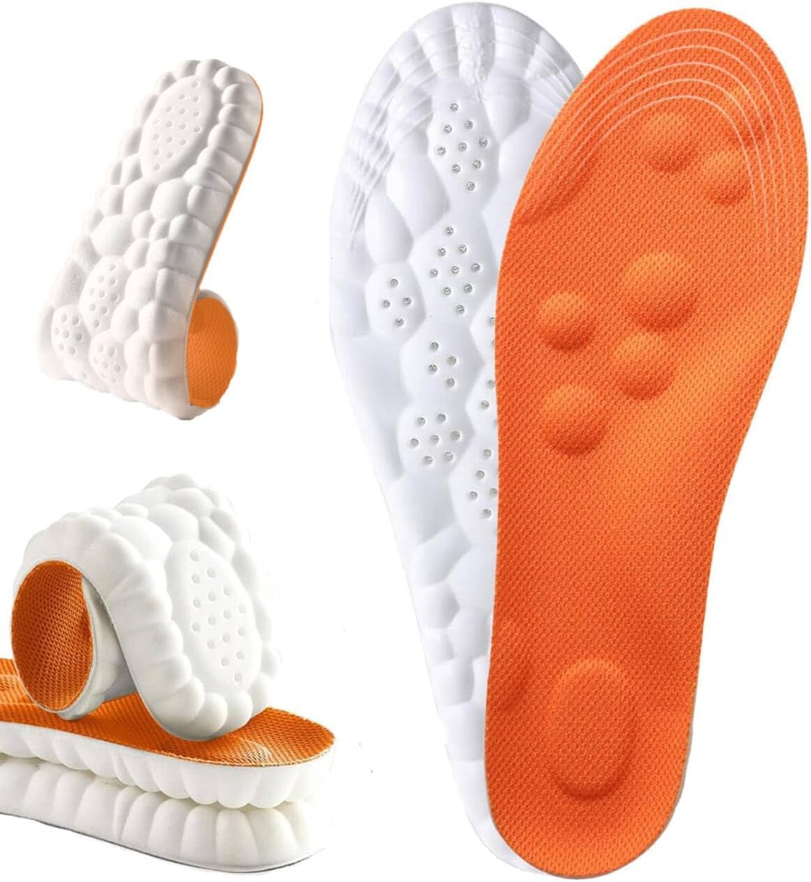 4D Memory Foam Cloud Footstr Insoles, Enhanced Arch Support & Cushioned ...