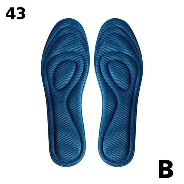 4D Memory Foam Orthopedic Insoles For Shoes Sweat Absorption Sport Shoe ...