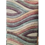 Well Woven San Francisco Escondido Yellow Modern Squares 5'3" x 7'3 ...