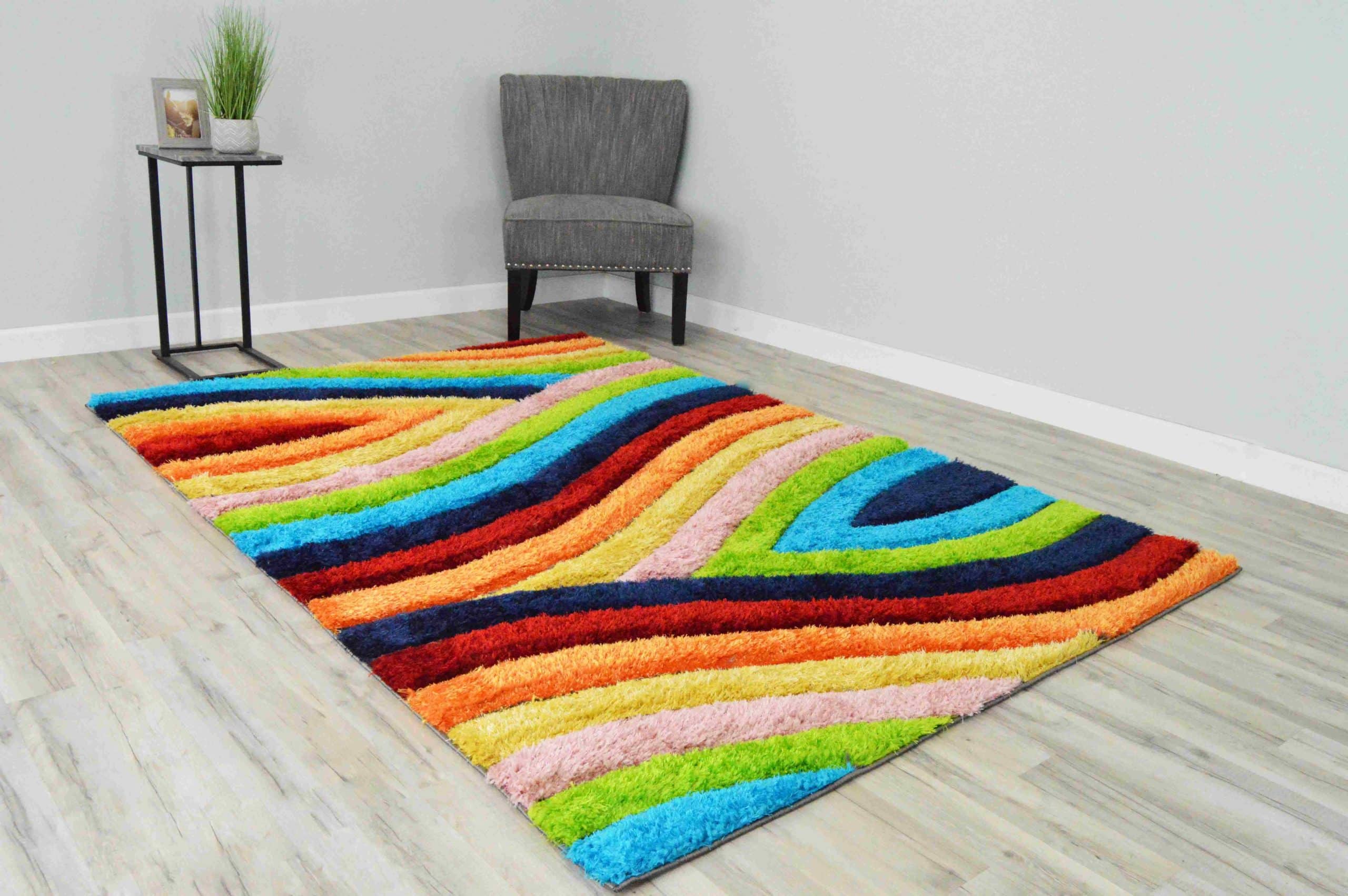 4D SHAGGY Modern Stylish Living Room Rug Design 6496 - 7'8"x10'8 ...